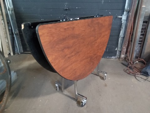 Table - Rolling Round Folding - Construction Junction