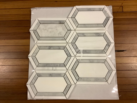 Tile Specialty - Pavilion Picket Polished Marble Mosaic Tile (Surplus ...