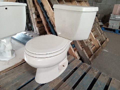 Toilet - Cream Kohler Low Flow Toilet - Construction Junction