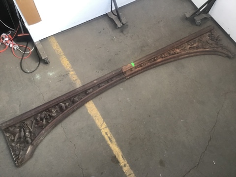 Trim Moulding - Hand Carved Wood Archway (Vintage) - Construction Junction