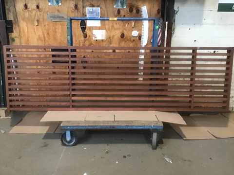 Trim Moulding - Slotted Mahogany Wall Panel (C) - Construction Junction