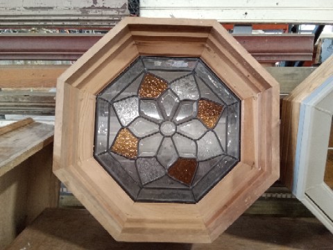 Window - Octagonal Stained Glass - Construction Junction