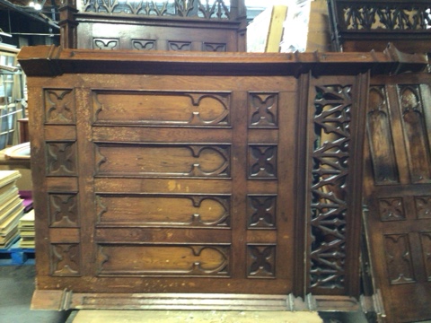 Specialty Reclaimed - Gothic Oak Wall Panel , Wall D - Construction ...