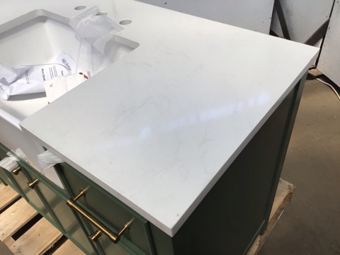 Bathroom Vanity w/Top SET - Sudio - Evergreen , Apron Front Sink 48in ...