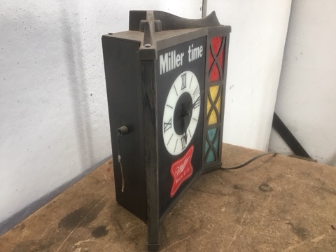 Specialty Collectible - Miller High Life Clock - Construction Junction