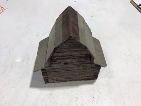 Specialty Collectible - Folk Art , Barn, Slate and Wood - Construction ...