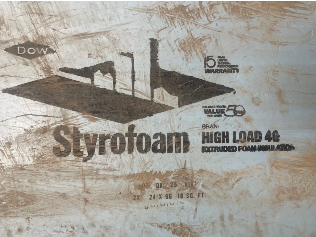 Dow High Load 40 Extruded Foam Insulation 2x8 Sheet - Construction Junction